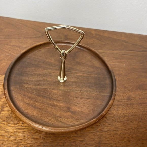Unbranded | Kitchen | Vintage Wood Serving Tray Appetizer Mcm Horderves ...